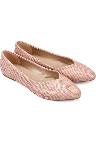 Gönderi(R) Gön Sivri Burun Düz Taban Kadın Babet 37802