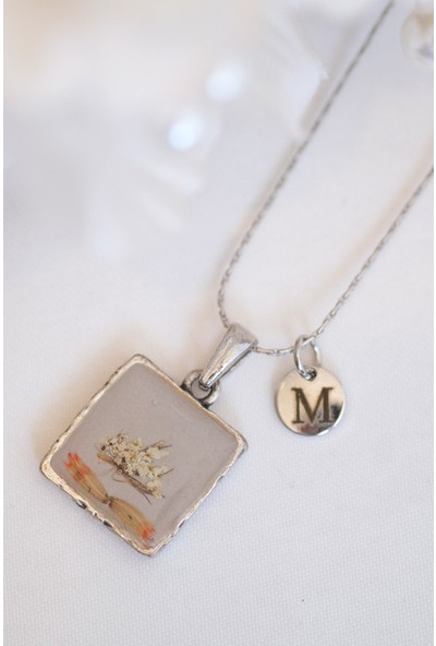 Miglo Harfli Çiçek Kolye 15