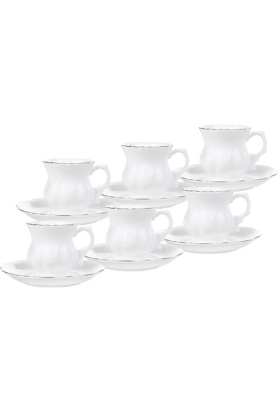 Emsan Nilüfer 6 Kişilik Kahve Fincan Takımı
