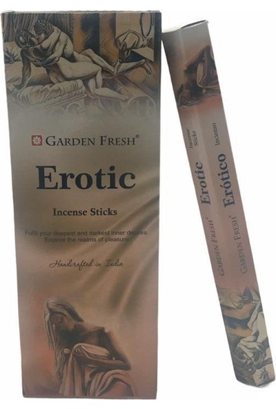 Erdmsp 108 Adet Çubuk Tütsü Garden Fresh Erotic Aromalı Tütsü