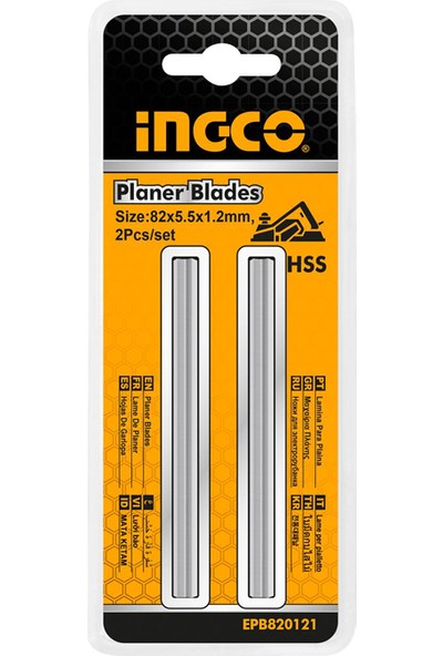 Ingco Ingco 2'li Planya Bıçağı Seti