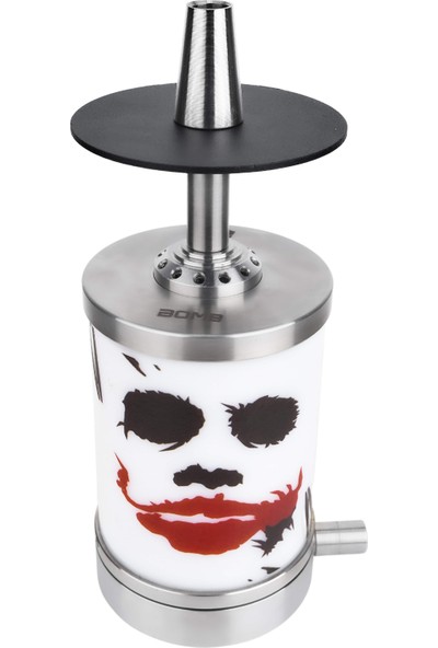 Shıeld Smoke Bomb Joker 1 304 Paslanmaz Çelik Çantalı Taşınabilir Nargile Takımı