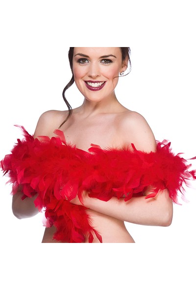 Boa Tüy Otriş Kırmızı 2 Metre Boa Tüy Otriş Kırmızı 2 Metre