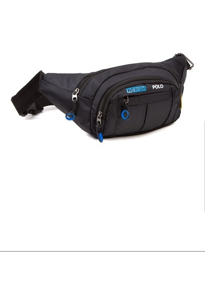 Newish Polo Su Geçirmez Kulaklık Çıkışlı Bel ve Omuz Çantası