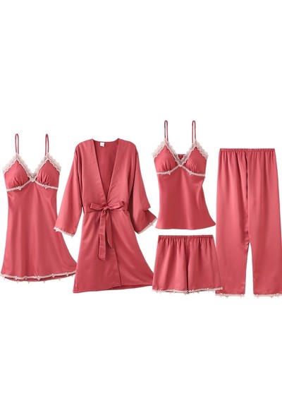 Huaxia Kadın Buz Ipek Pijama (Yurt Dışından) Huaxia Kadın Buz Ipek Pijama (Yurt Dışından)