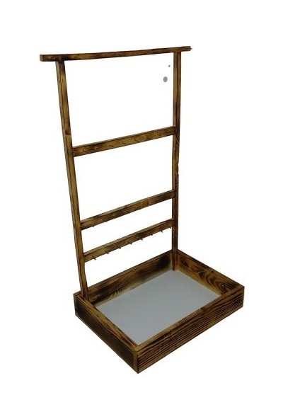 Dekoratif Ahşaptakı Standı,takılık