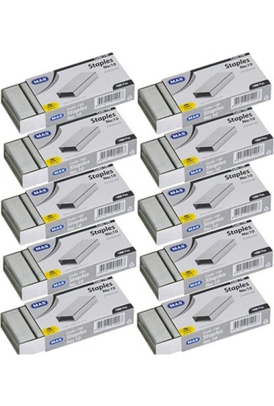 Mas 140 Zımba Teli No:10 Beyaz 10 Paket