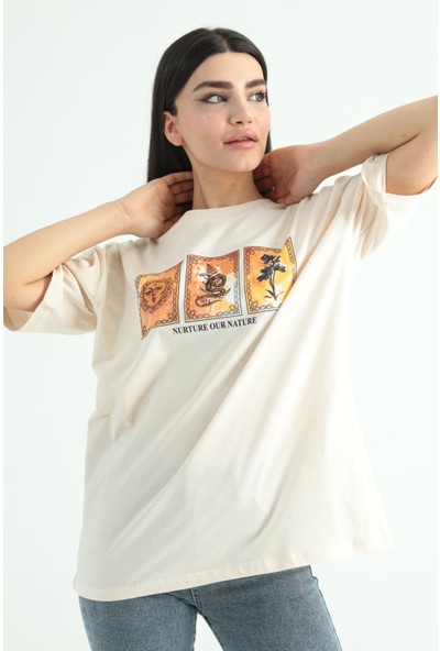 Modaplaza Kadın Güneş Çerçeve Tshirt 4648