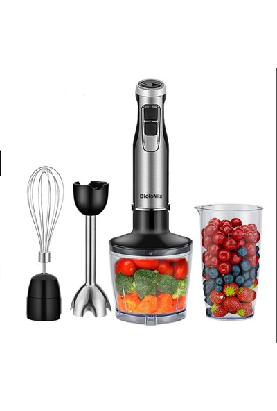 Biolomix 1200W Watt Daldırma Çok Amaçlı El Blenderi Biolomix 1200W Watt Daldırma Çok Amaçlı El Blenderi