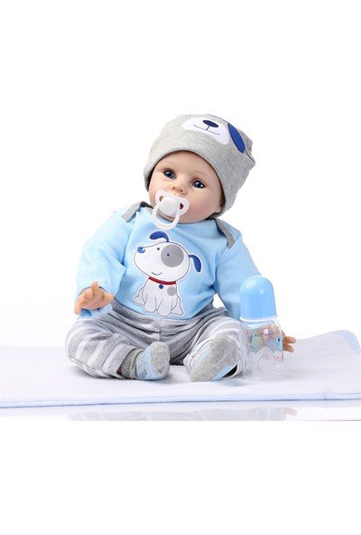 Npkdoll Yeniden Doğan Bebek Bebek Yumuşak Silikon Vinil