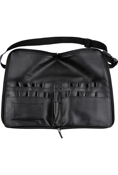 Vanmbo Profesyonel Fermuarlı Makyaj Fırça Çantası Aracı Kemer Pu Deri ve Siyah Dayanıklı (Yurt Dışından) Vanmbo Profesyonel Fermuarlı Makyaj Fırça Çantası Aracı Kemer Pu Deri ve Siyah Dayanıklı (Yurt Dışından)