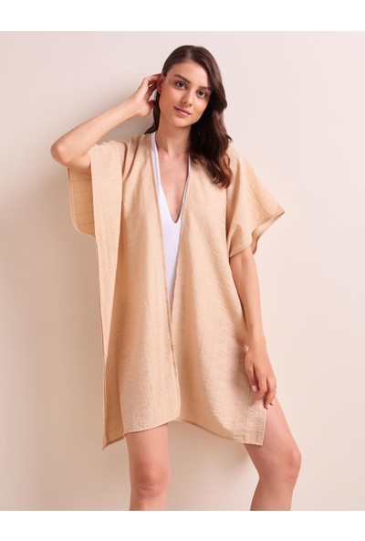 Jimmy Key Kadın Bej Kimono