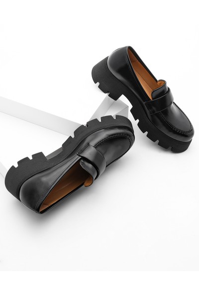 Marjin Kadın Loafer Kalın Taban Günlük Ayakkabı Makosen Lekta Marjin Kadın Loafer Kalın Taban Günlük Ayakkabı Makosen Lekta