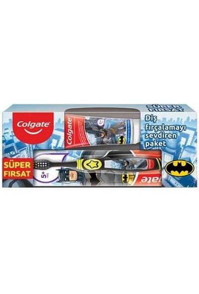 Colgate Çocuk Diş Macunu 75 Ml+Diş Fırçası Batman Colgate Çocuk Diş Macunu 75 Ml+Diş Fırçası Batman