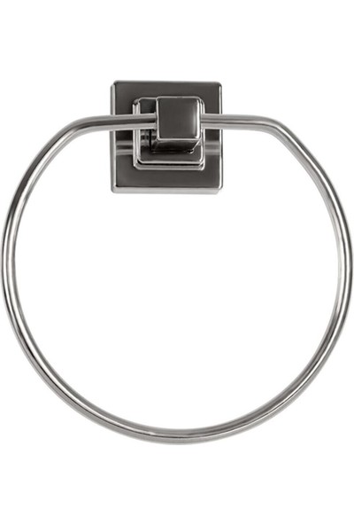 Piramit Yapışkanlı Yuvarlak Havluluk - Havlu Askısı Piramit Yapışkanlı Yuvarlak Havluluk - Havlu Askısı