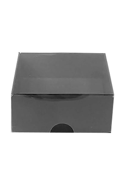 Getshopmini Asetat Kapaklı Kutu Siyah 7X7X3CM Getshopmini Asetat Kapaklı Kutu Siyah 7X7X3CM