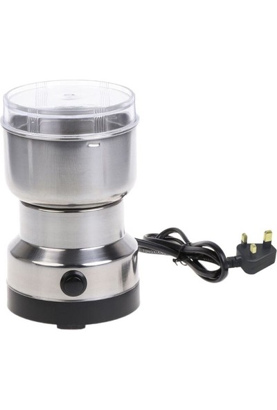 HaiTun 220 V 50Hz 150 W Kahve Öğütücü Paslanmaz Elektrikli Otlar / Baharatlar / Fındık / Tahıllar / Kahve Çekirdeği Taşlama Ingiltere Fiş | Elektrikli Kahve Öğütücüleri