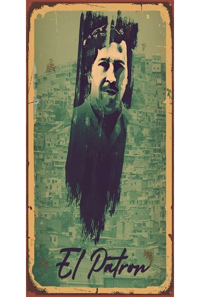 El Patron (10 cm x 20 Cm) Mini Retro Ahşap Poster P0894 El Patron (10 cm x 20 Cm) Mini Retro Ahşap Poster P0894