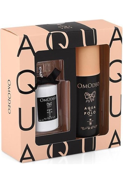 Aqua Di Polo 1987 Omodeo Kadın Parfüm ve Deodorant Seti STCC000304 Aqua Di Polo 1987 Omodeo Kadın Parfüm ve Deodorant Seti STCC000304