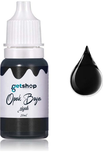Opak Mat Boya Siyah