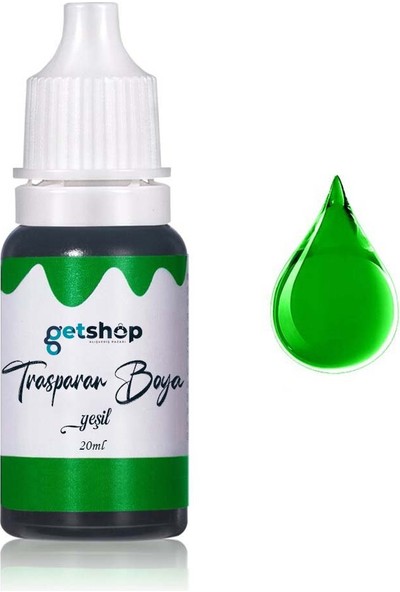 Transparan Boya Yeşil