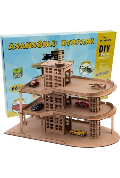 Strongart Torutoys 66 Parça Ahşap Otopark Montaj Seti Oyuncak Strongart Torutoys 66 Parça Ahşap Otopark Montaj Seti Oyuncak