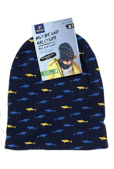 Tchibo Erkek Çocuk Şapka Bere Takımı 2 Li Takım 3-8 Yaş Arası