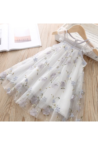 Lanbo Çocuk Nakış Çiçek Dantel Örgü Elbise Batı Tarzı Kız Bebek Örgü Prenses Elbise (Yurt Dışından) Lanbo Çocuk Nakış Çiçek Dantel Örgü Elbise Batı Tarzı Kız Bebek Örgü Prenses Elbise (Yurt Dışından)