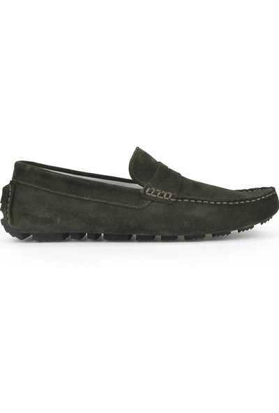 Ziya, Erkek Hakiki Deri Ayakkabı 121998 2242 Yeşil