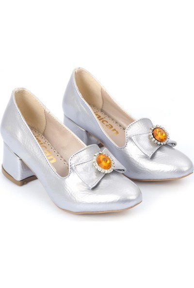 Masho Trend Gri Renk Çocuk Topuklu Ayakkabı - Kız Çocuk Abiye Ayakkabı - Kız Çocuk Gösteri Ayakkabısı Masho Trend Gri Renk Çocuk Topuklu Ayakkabı - Kız Çocuk Abiye Ayakkabı - Kız Çocuk Gösteri Ayakkabısı