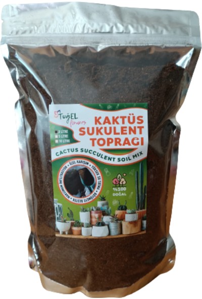 Tuğel Flowers Kaktüs & Sukulent Toprağı 3 Li̇tre Tuğel Flowers Kaktüs & Sukulent Toprağı 3 Li̇tre