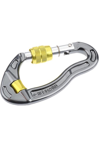 Segolike Alüminyum Karabina Klip Kanca Kaya Tırmanışı Bidgeli Vida Kilitleme Ekipmanları Gümüş Sarı (Yurt Dışından) Segolike Alüminyum Karabina Klip Kanca Kaya Tırmanışı Bidgeli Vida Kilitleme Ekipmanları Gümüş Sarı (Yurt Dışından)