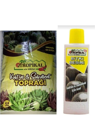 Efsun K Kaktüs Sukulent Toprağı 3 Litre ve Kaktüs Besini 225 ml Kaktüs Bakım Seti Efsun K Kaktüs Sukulent Toprağı 3 Litre ve Kaktüs Besini 225 ml Kaktüs Bakım Seti