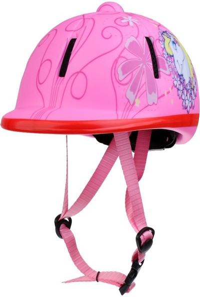 Segolike Hafif Çocuk At Binme Şapka Ayarlanabilir Havalandırmalı Binicilik Kask - Kar Pembe (Yurt Dışından)