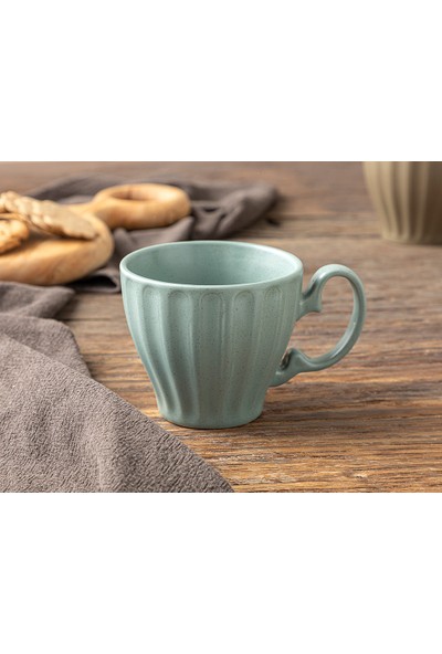 English Home Rhoda Stoneware Kupa 350 ml Yeşil