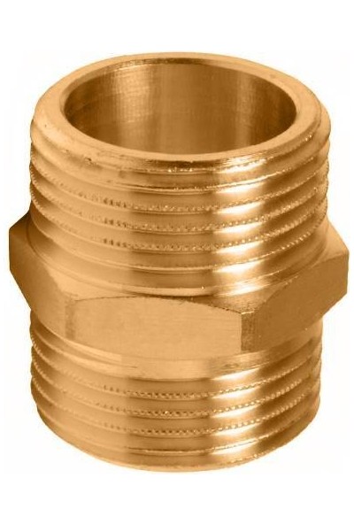 Netmar Sarı Pirinç Nipel 1/2 Netmar Sarı Pirinç Nipel 1/2