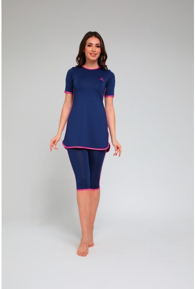 Chelly Kadın Yarım Kol Yarı Kapalı Tesettür Mayo S9270