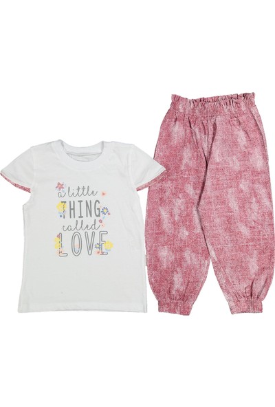 Miss Pebly Kız Çocuk Penye Pantalonlu 2 Parça Takım 211793