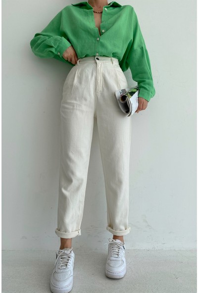 MyLove Carrot Naturel Pantolon Krem