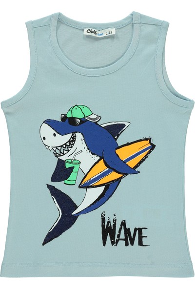 Civil Boys Erkek Çocuk Tişört 2-5 Yaş Mavi