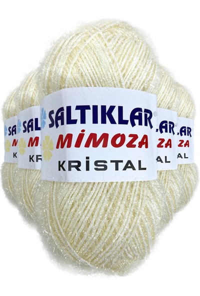 BYR 5 Adet Mimoza Kristal Işıltılı Şal Patik Yelek Ipi 65 BYR 5 Adet Mimoza Kristal Işıltılı Şal Patik Yelek Ipi 65