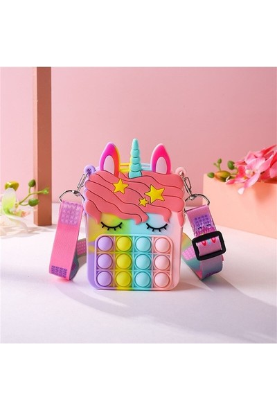 Savas Grup Popit Askılı Unıcorn Çanta / Duyu Gelişim Oyuncağı Savas Grup Popit Askılı Unıcorn Çanta / Duyu Gelişim Oyuncağı