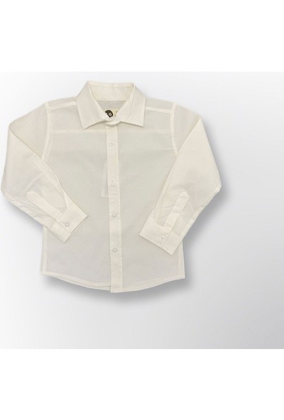 Yağız Bebe Erkek Çocuk Beyaz Gömlek
