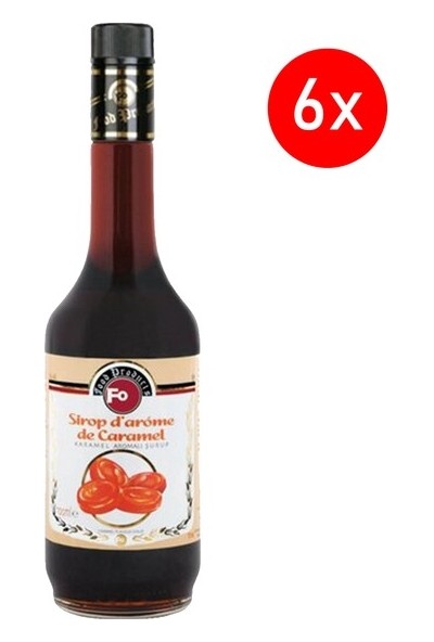 Fo Karamel Şurubu 700 ml 6'lı