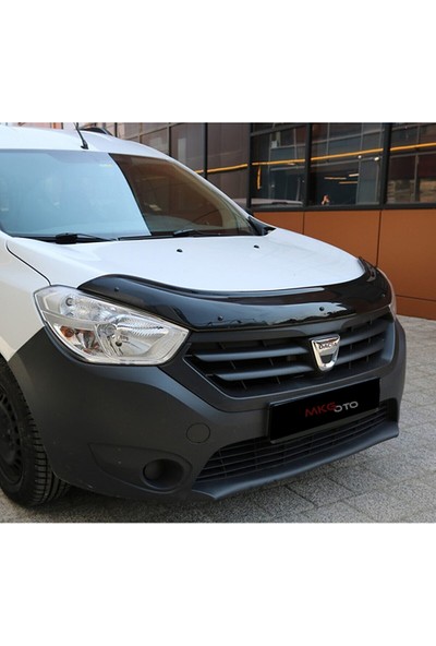 MKG Dacia Dokker 2012 - 2020 Ön Kaput Koruyucu Rüzgarlığı Piano Black 3.2 mm Kalın Plastik MKG Dacia Dokker 2012 - 2020 Ön Kaput Koruyucu Rüzgarlığı Piano Black 3.2 mm Kalın Plastik
