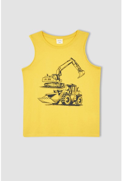 DeFacto Erkek Çocuk Bisiklet Yaka Regular Fit Atlet Y6206A622SM