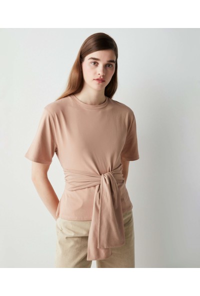 İpekyol Bel Vurgulu Tişört