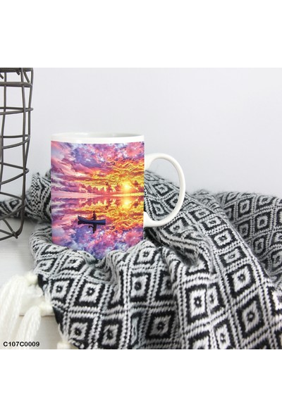 Napoli Home Manzara Baskılı Çay Kahve Porselen Kupa Bardak