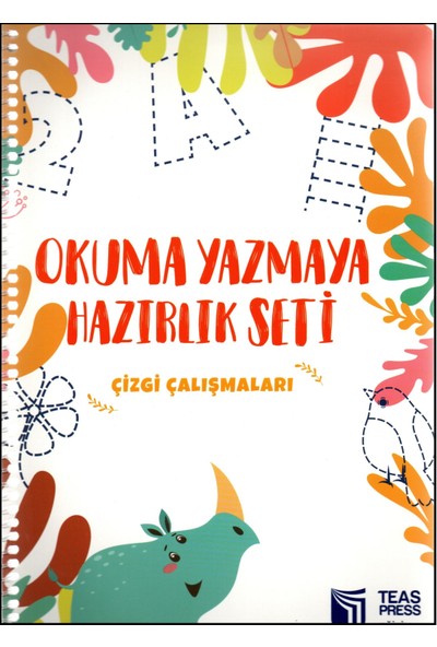 Gerçek Başarı Teas Press Eğitim Okuma Yazmaya Hazırlık Çizgi Çalışmaları