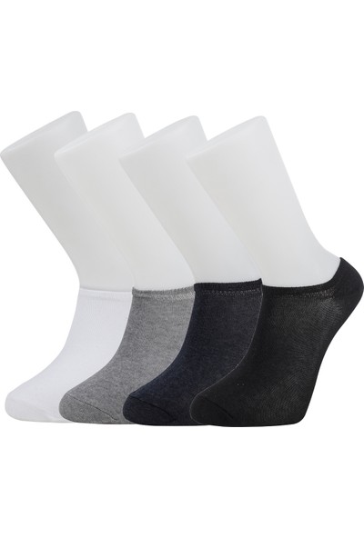 Moyra Socks 4 Çift Ekonomik Düz Erkek Sneakers Patik Çorap Moyra Socks 4 Çift Ekonomik Düz Erkek Sneakers Patik Çorap